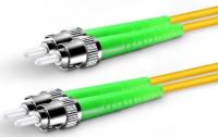 China ST SC LC APC Single Mode Duplex Fiber Optic Patch Cable 3m 2.0mm for sale