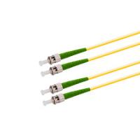 China ST SC LC APC Single Mode Duplex Fiber Optic Patch Cable 3m 2.0mm for sale