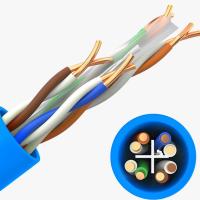 China Cat6 UTP Ethernet Network Cable 250 MHz 23 AWG 305m Box for Gigabit LAN for sale