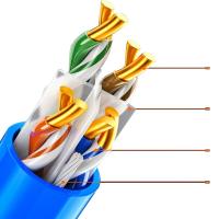 China Cat6 UTP Ethernet Network Cable 250 MHz 23 AWG 305m Box for Gigabit LAN for sale