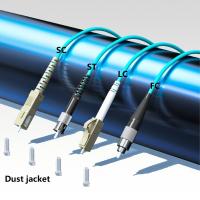 China 0.9mm LSZH Multimode OM3 Fiber Optic Patch Cord Low Insertion Loss ≤0.2dB for sale