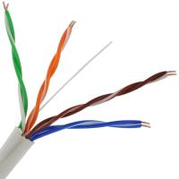 China Cat5e UTP Data Cable 24AWG 0.5mm 4 Pair Twisted Pair for Network Cabling for sale