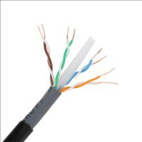 China Cat6 UTP Network LAN Cable 305m PVC PE Double Sheath 23AWG Bare Copper for sale