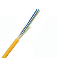 China Indoor 250um Color Coated Single Mode Fiber Breakout Cable 8 12 24 Core SM G.652D for sale