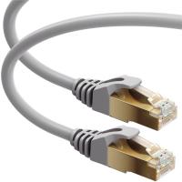 China Cat7 Ethernet Cable 10Gbps 600MHz HDPE Shielded RJ45 Gold Plated for Gaming PS4 for sale