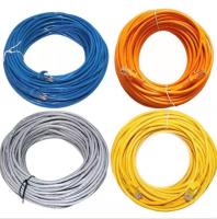 China Flat 3m UTP Network LAN Cable CAT5e Patch Cord for sale