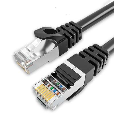 China Custom Length Cat6 Network LAN Cable PVC Sheath Metal Head for sale