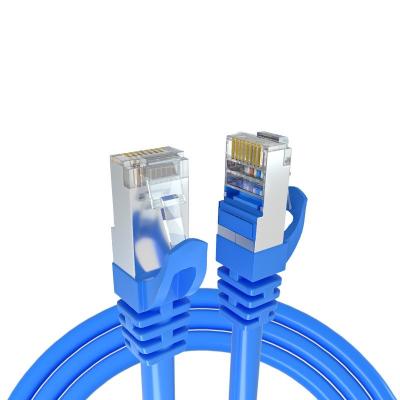 China Custom Length Cat6 Network LAN Cable PVC Sheath Metal Head for sale