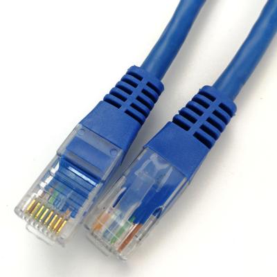 China UTP Cat5e Rj45 To RJ45 Network Ethernet Patch Cord Cable Yellow for sale