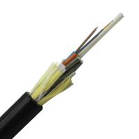 China 144 Core ADSS Fiber Optic Cable 9.5mm LLDPE Jacket SM G652D Outdoor Non Metal for sale