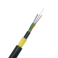 China 144 Core ADSS Fiber Optic Cable 9.5mm LLDPE Jacket SM G652D Outdoor Non Metal for sale