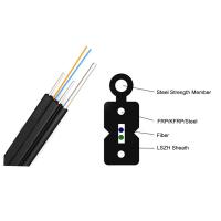 China FTTH Drop Cable G657 1 Core 2 Core Fiber Optic Wire 250m Length for sale