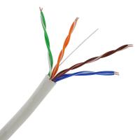China Customizable Jacket 0.95mm 4 Pairs 305m Cat5e LAN Cable for sale