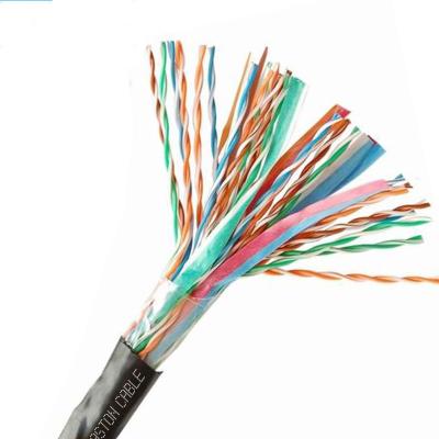 China Cat3 10 Pair Copper Flat Network Cable RJ45 Male To Male for sale