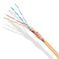 China Cat6 UTP LAN Cable 23AWG 4 Pair Solid Bare Copper 305m Pull Box for sale
