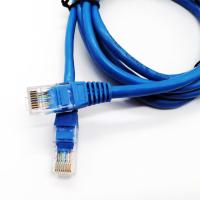 China Red UTP Cat6e Ethernet Network Patch Cable 0.5m 1m 2m for sale