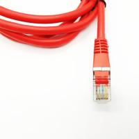China Red UTP Cat6e Ethernet Network Patch Cable 0.5m 1m 2m for sale