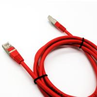 China Red UTP Cat6e Ethernet Network Patch Cable 0.5m 1m 2m for sale