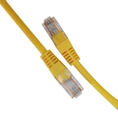 China UTP Cat5 Cable Yellow Patch Cord Ethernet Cable Cat5e For Computer And Router for sale