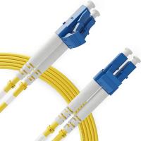 China SC APC Duplex Single Mode Fiber Optic Patch Cord 1M Length Low Insertion Loss ≤0.3dB for sale