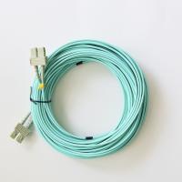 China Duplex SC UPC Multimode OM3 2.0mm Optical Fiber Patch Cord Low Insertion Loss for sale