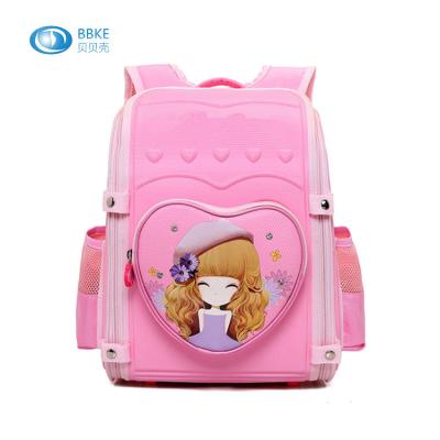 China Pink EVA Tool Case With Zipper / Large Capacity Children School Bag for sale