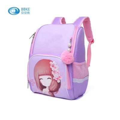 China Pink EVA Tool Case With Zipper / Large Capacity Children School Bag for sale