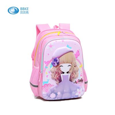 China Pink EVA Tool Case With Zipper / Large Capacity Children School Bag for sale