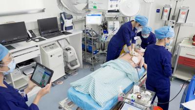 Cina Tasso in tempo reale di compressione del sistema della macchina CQT di CPR dell'ospedale di SunLife in vendita