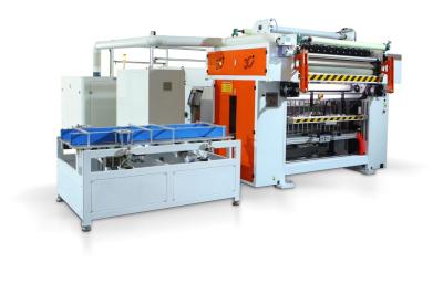 China Bottom Pull Facial Tissue Folding Machine V Fold Tissue Paper Production Line 110m/min for sale