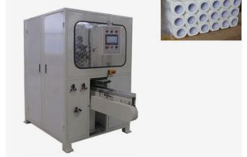 China Automatic Log Saw Cutting Machine PLC Control Tissue Paper Cutter Machine for sale
