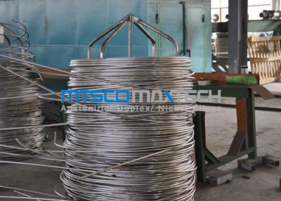 China 20BWG 0.89mm Standard des Wandstärke-Edelstahl-aufgerollter Schlauchastm A213 zu verkaufen