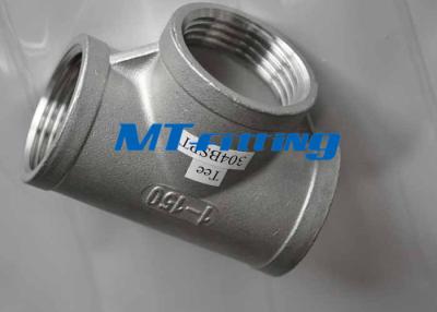 China ASTM A815 Stainless Steel Butt Welded Fittings Equal / Reducing Tee Seamless for sale