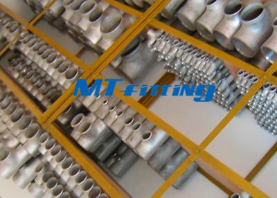 China ASME / ANSI B16.9 F51 / F53 S31803 / S32750 Duplex Steel Equal / Reducer Tee Pipe Fitting for sale