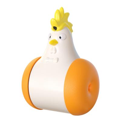 Cina Cute Chick Shape Voice Control Tumbler Laser Pet Cat Interactive Toy in vendita
