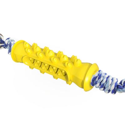 Cina Manufacture Pet Product Durable Dog Chew Toys Rubber Bone For Dogs in vendita