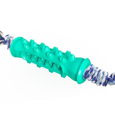 Cina Manufacture Pet Product Durable Dog Chew Toys Rubber Bone For Dogs in vendita