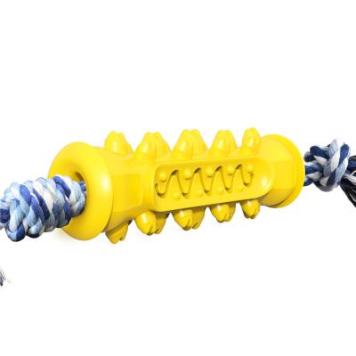 Cina Manufacture Pet Product Durable Dog Chew Toys Rubber Bone For Dogs in vendita