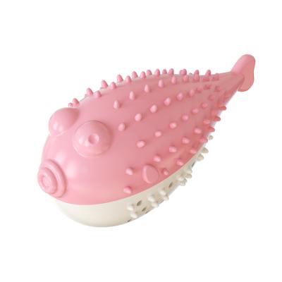 Cina New Cute Pet Cat Toothbrush Toy Catnip Flavor Silicone Simulation Fish Molar Stick Tooth Cleaning Toy Toothbrush in vendita