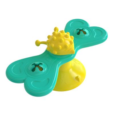 Cina Pet Products Cat Toothbrush Multifunctional Interactive Windmill Catnip Toy in vendita