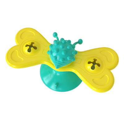 Cina Pet Products Cat Toothbrush Multifunctional Interactive Windmill Catnip Toy in vendita