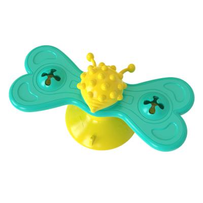 Cina Pet Products Cat Toothbrush Multifunctional Interactive Windmill Catnip Toy in vendita