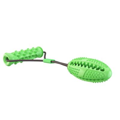 Cina 2021 Top Selling Funny Interactive Puppy Teeth Cleaning Chew Toy Dog Toothbrush Toy in vendita