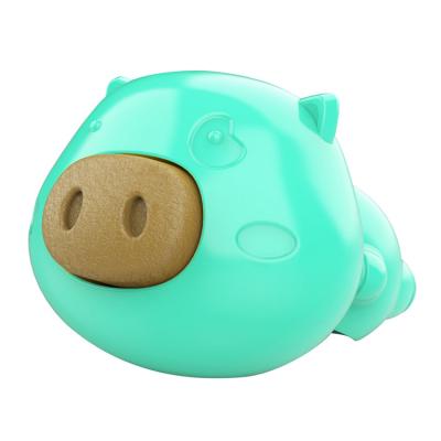 Cina Hot Sales Custom Cute Pig Style Animal Rubber Teeth Cleaning Molar Bite Puppy Dog Chews Toy in vendita