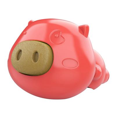 Cina Hot Sales Custom Cute Pig Style Animal Rubber Teeth Cleaning Molar Bite Puppy Dog Chews Toy in vendita