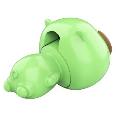Cina Hot Sales Custom Cute Pig Style Animal Rubber Teeth Cleaning Molar Bite Puppy Dog Chews Toy in vendita