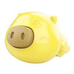 Cina Hot Sales Custom Cute Pig Style Animal Rubber Teeth Cleaning Molar Bite Puppy Dog Chews Toy in vendita