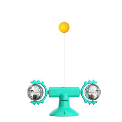 Cina Wholesale Interactive Bulk Turntable Windmill Cat Catnip Toy Feather Teaser Scratcher Pet Cat Toys in vendita