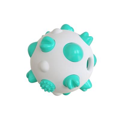 中国 2021 Durable Interactive Dog Puzzle Toothbrush Toy Bite Resistant Ball Pet Chew Toys 販売のため