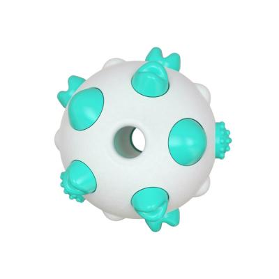 中国 2021 Durable Interactive Dog Puzzle Toothbrush Toy Bite Resistant Ball Pet Chew Toys 販売のため